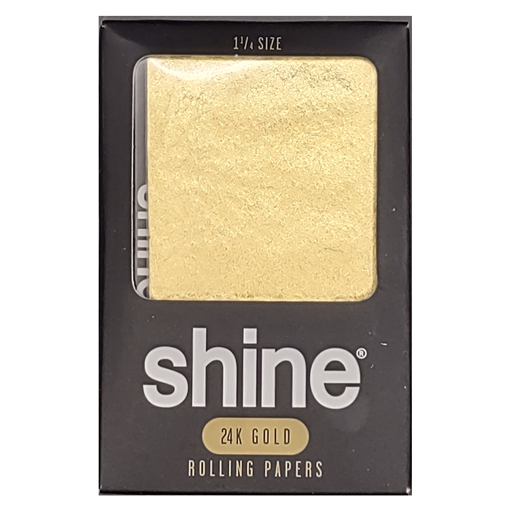 Shine - 24K Gold Rolling Papers 1-1/4 – Stoner Savior